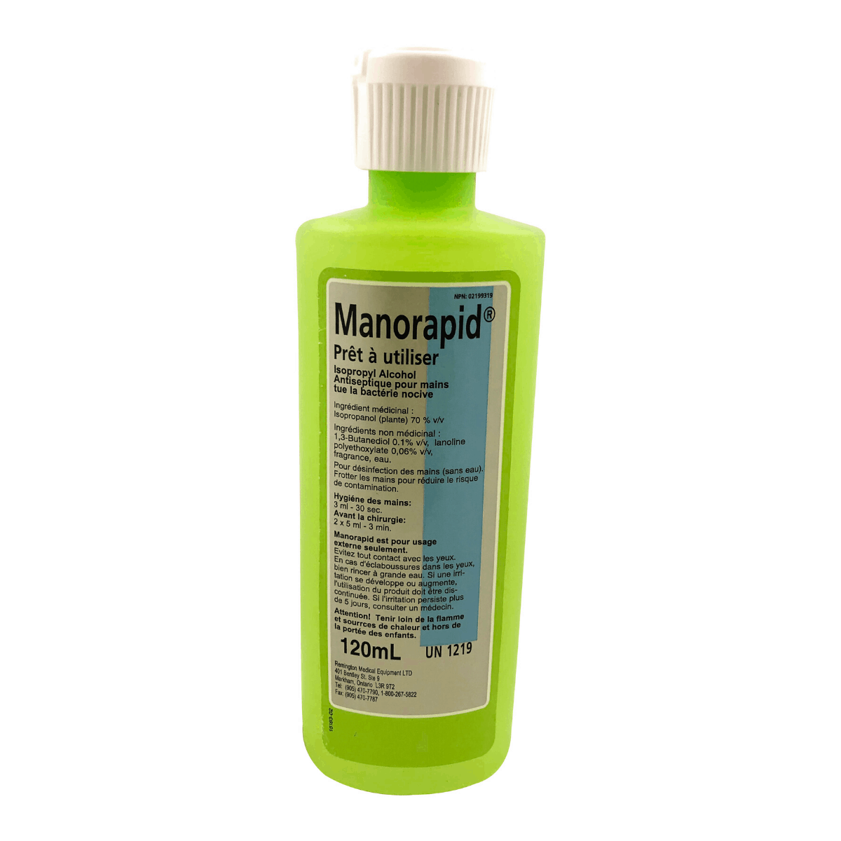 Manorapid® 120ML Hand Sanitizer | Remington Medical
